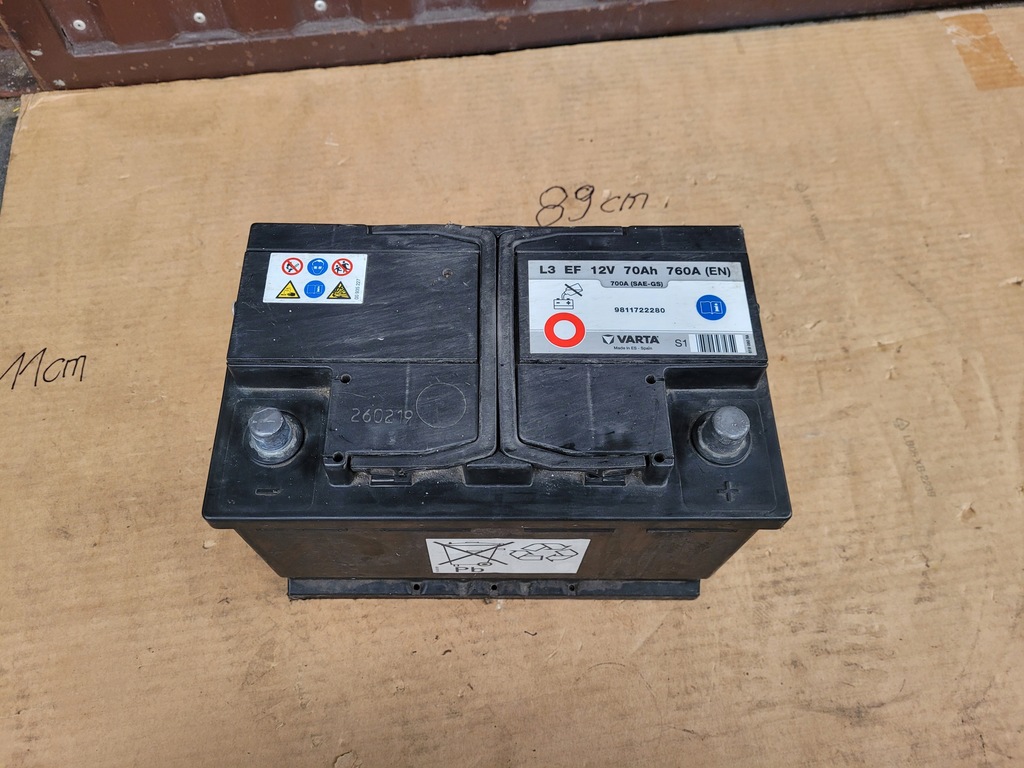 AKUMULATOR VARTA 70AH 760A 9811722280 PEUGEOT 2019 - 13189106775 ...