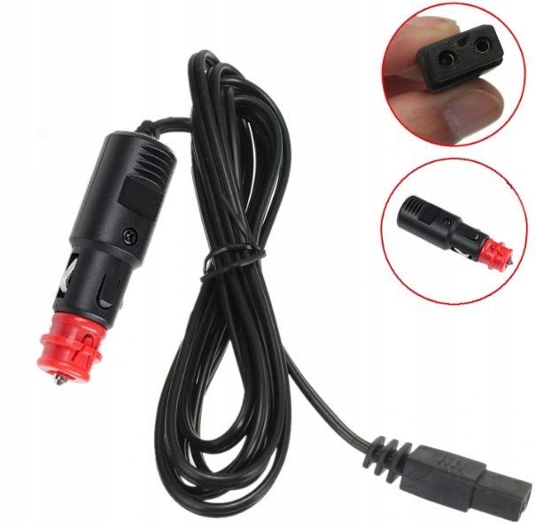 PRZEWÓD KABEL 12V 24V 2m DO LODÓWKI TURYSTYCZNEJ - 11317313858 - oficjalne archiwum Allegro
