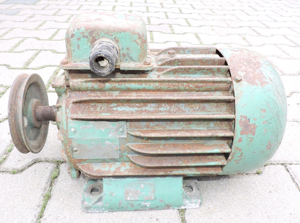 Silnik elektryczny 3 fazowy 0,8kW 380V 695obr/min - 12419604167 - oficjalne archiwum Allegro