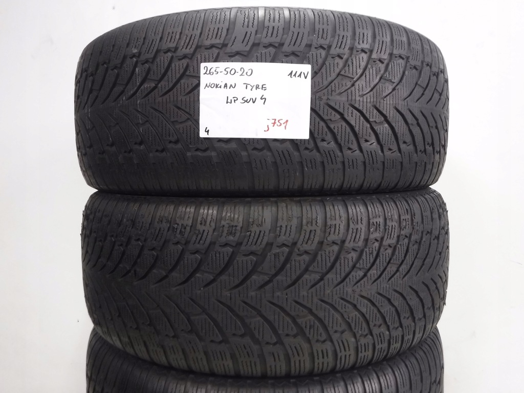 OPONY ZIMOWE 265/50/20 111V NOKIAN TYRES WP SUV4 - 12155147713 - oficjalne archiwum Allegro