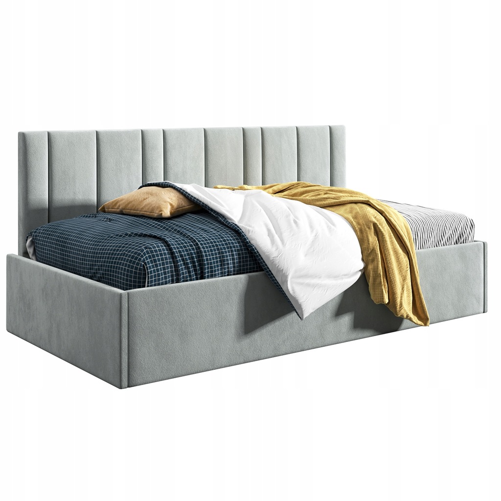 Łóżko młodzieżowe Tapczan 100x200 JASNY SZARY - 12738140022 - oficjalne ...