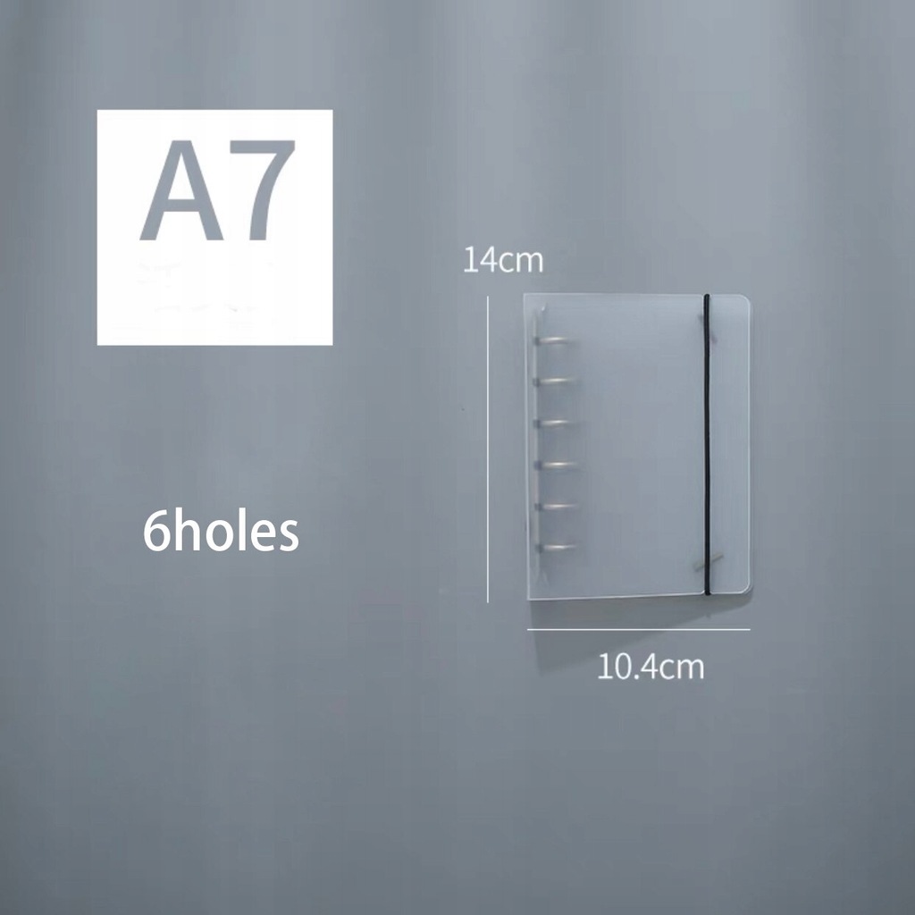 Styl A7 1PC A5 A6 A7 matowe luźne kartki Folder 6 - 12265879552 ...