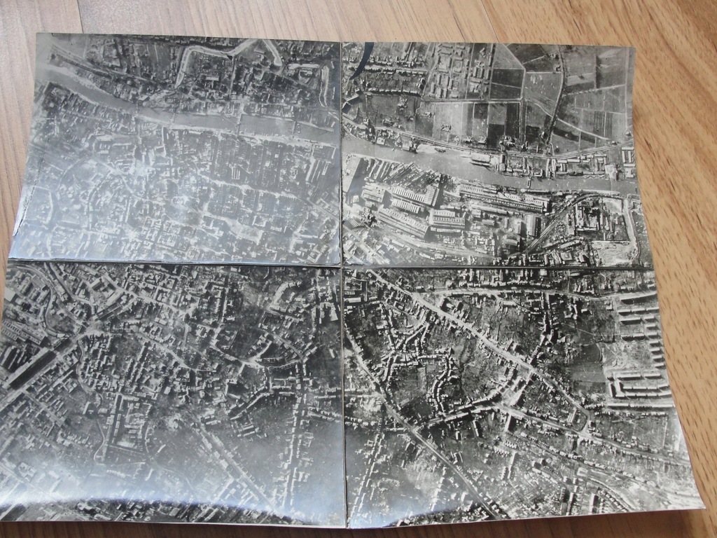 ELBLĄG ELBING STARE ZDJĘCIE LOTNICZE 1945 + GRATIS - 7848288406 ...