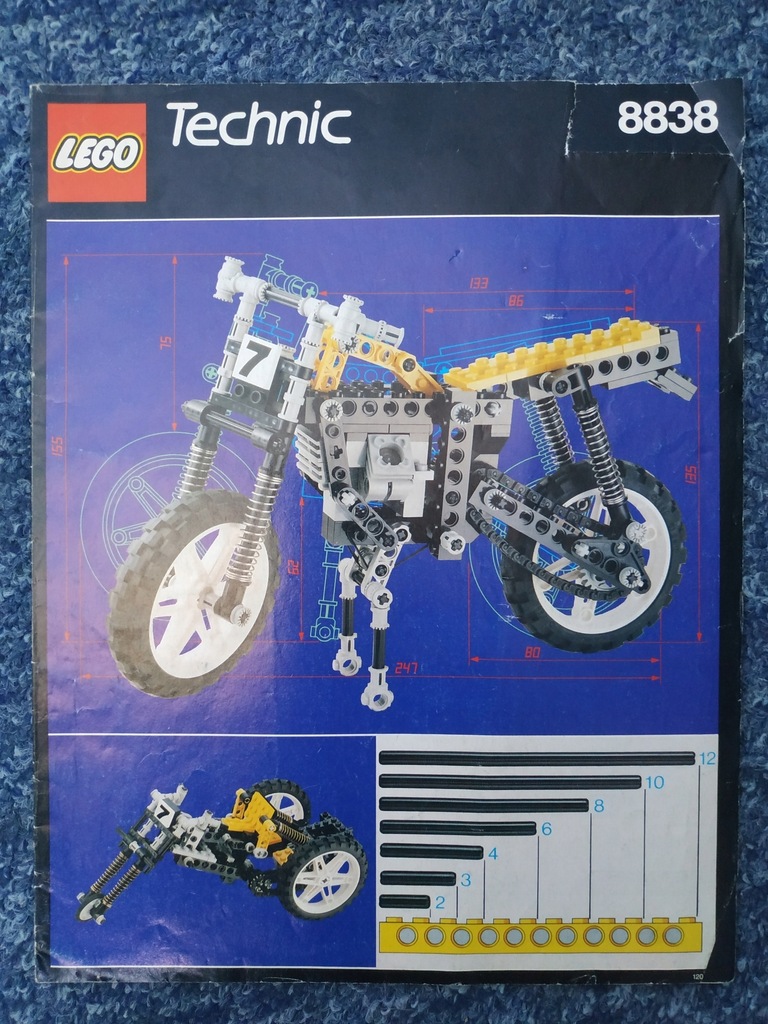 Купить LEGO Technic 8838 Shock Cycle 1991 инструкция: отзывы, фото и ...