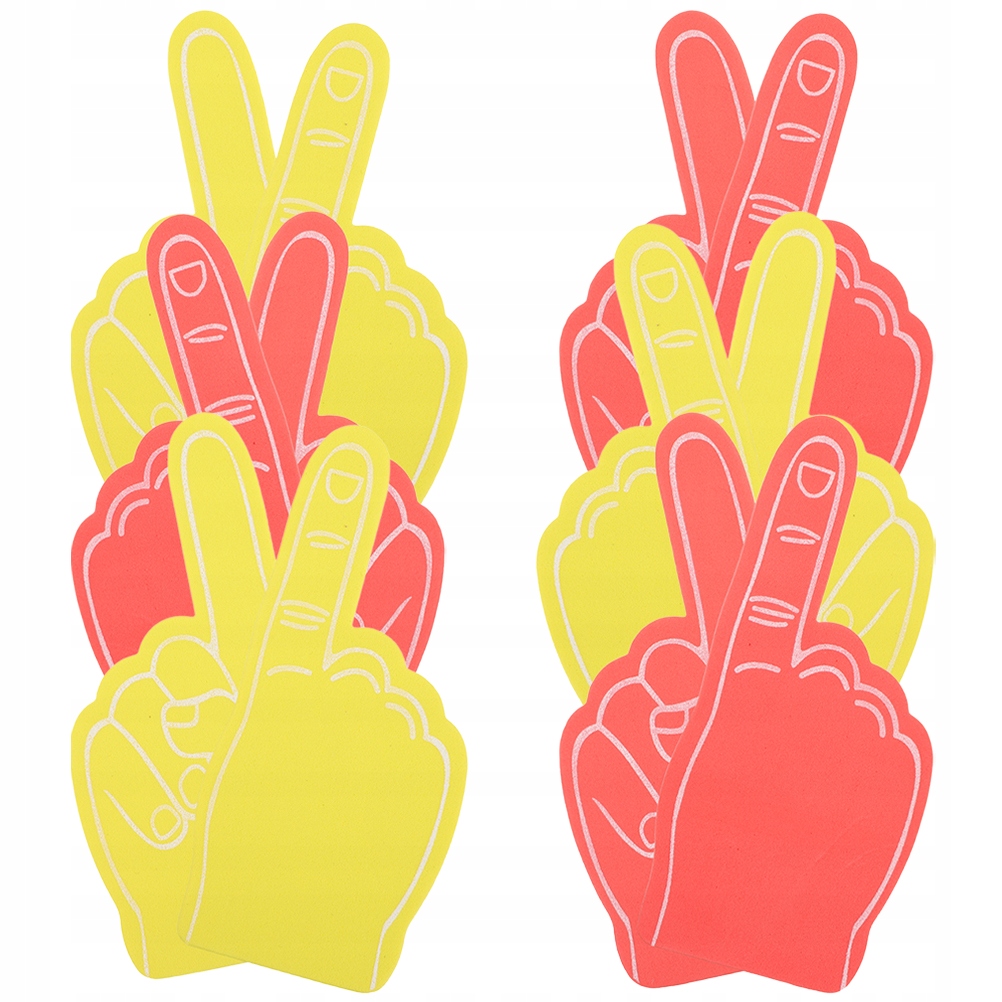 CHEERLEADING HAND GESTURE GIANT FOAM HANDS PARTY PROP FINGER PROPS 12 ...