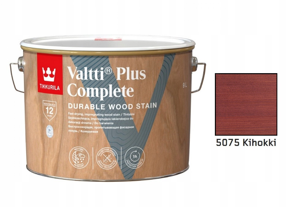Tikkurila Valtti PLUS Complete 9L 5075 Kihokki - 12226735225 ...