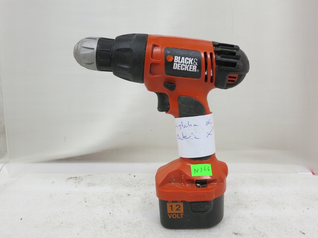Wkrętarka akumulatorowe Black&Decker CD12C 12V - 12873602129 ...