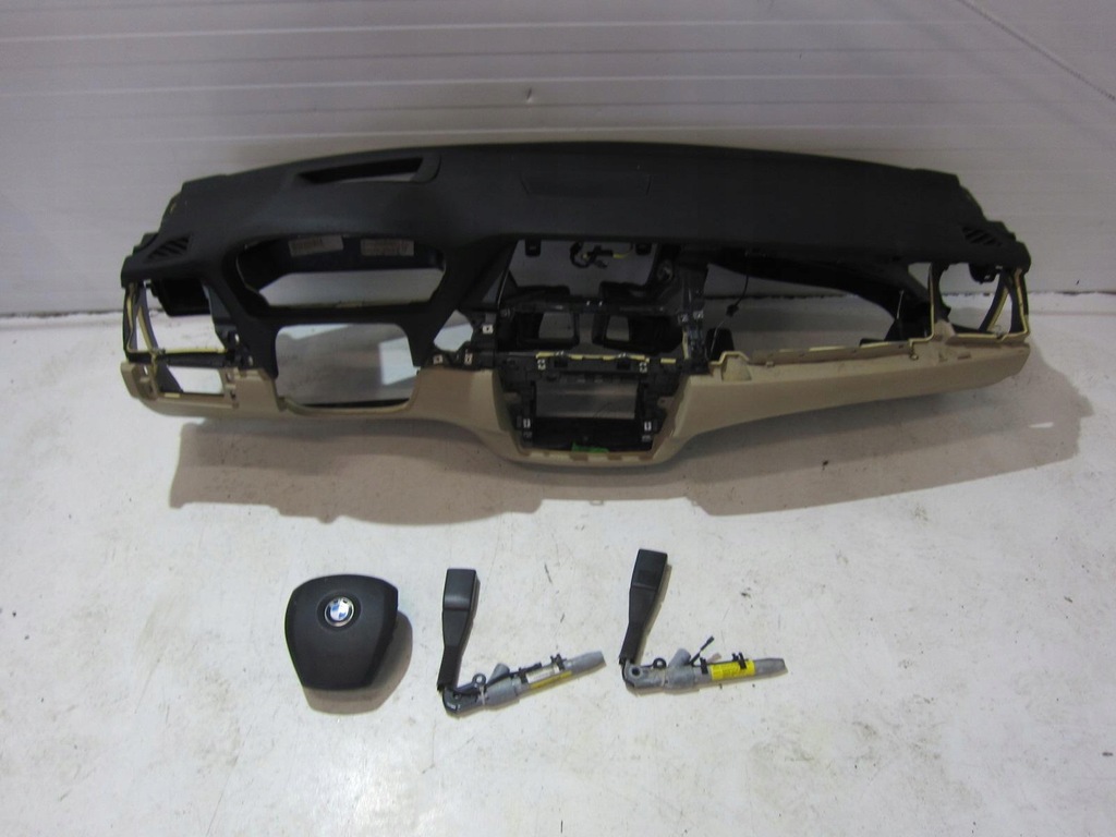 BMW X5 E70 DESKA ROZDZIELCZA KONSOLA HEAD UP BEŻ - 12845034184 ...