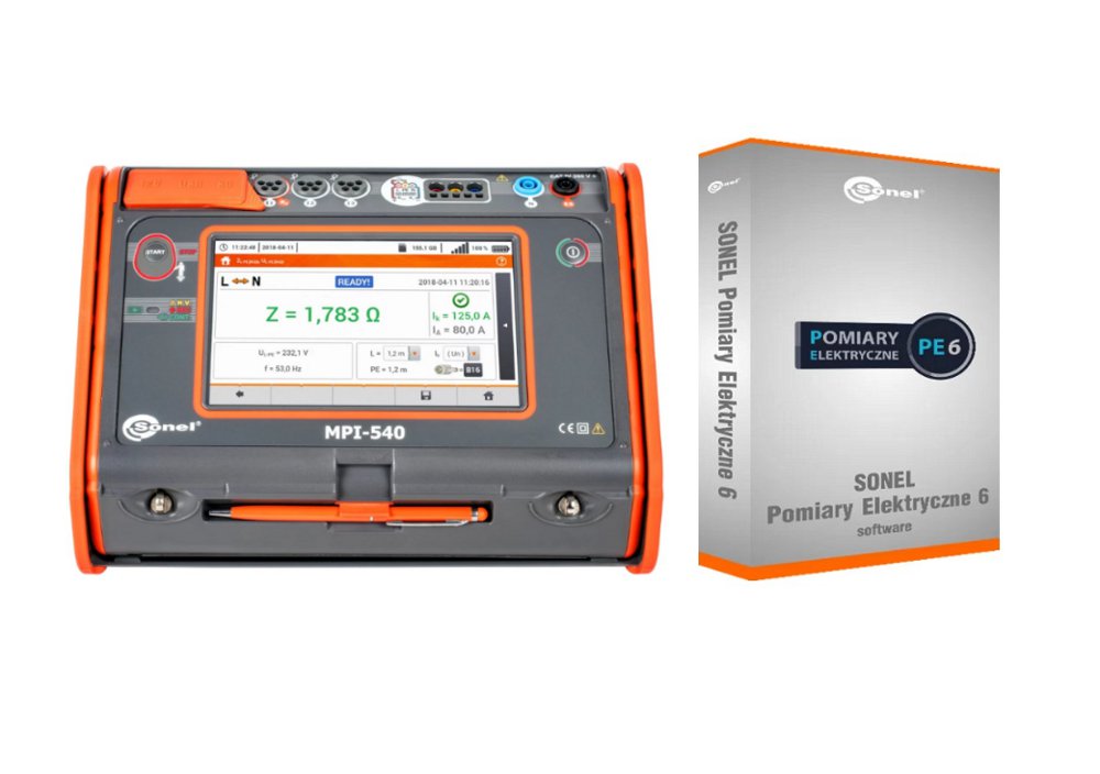 Miernik wielofunkcyjn MPI-540S + Program PE6 SONEL - 14181483286 - oficjalne archiwum Allegro
