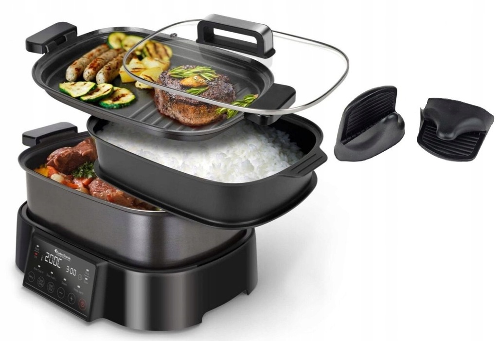Multicooker garnek 3w1 PAROWAR WOLNOWAR PATELNIA - 11493501301 ...