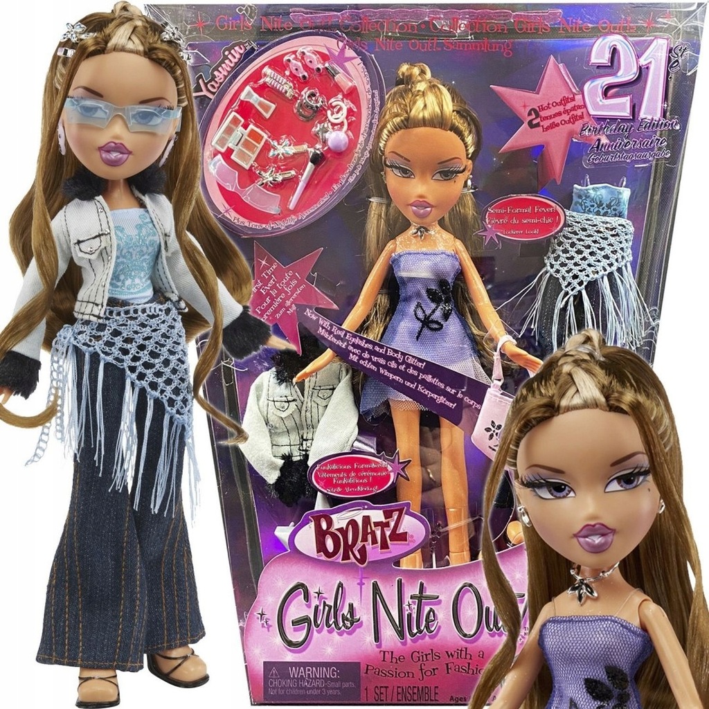 Bratz Girls Nite Out Yasmin doll 584728 - 12855246431 - oficjalne archiwum Allegro