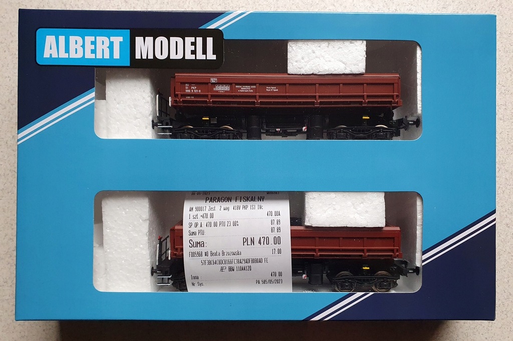 Zestaw 2 wagonów 418Vg - Albert Modell/PMR 900017 - 13793744750 ...