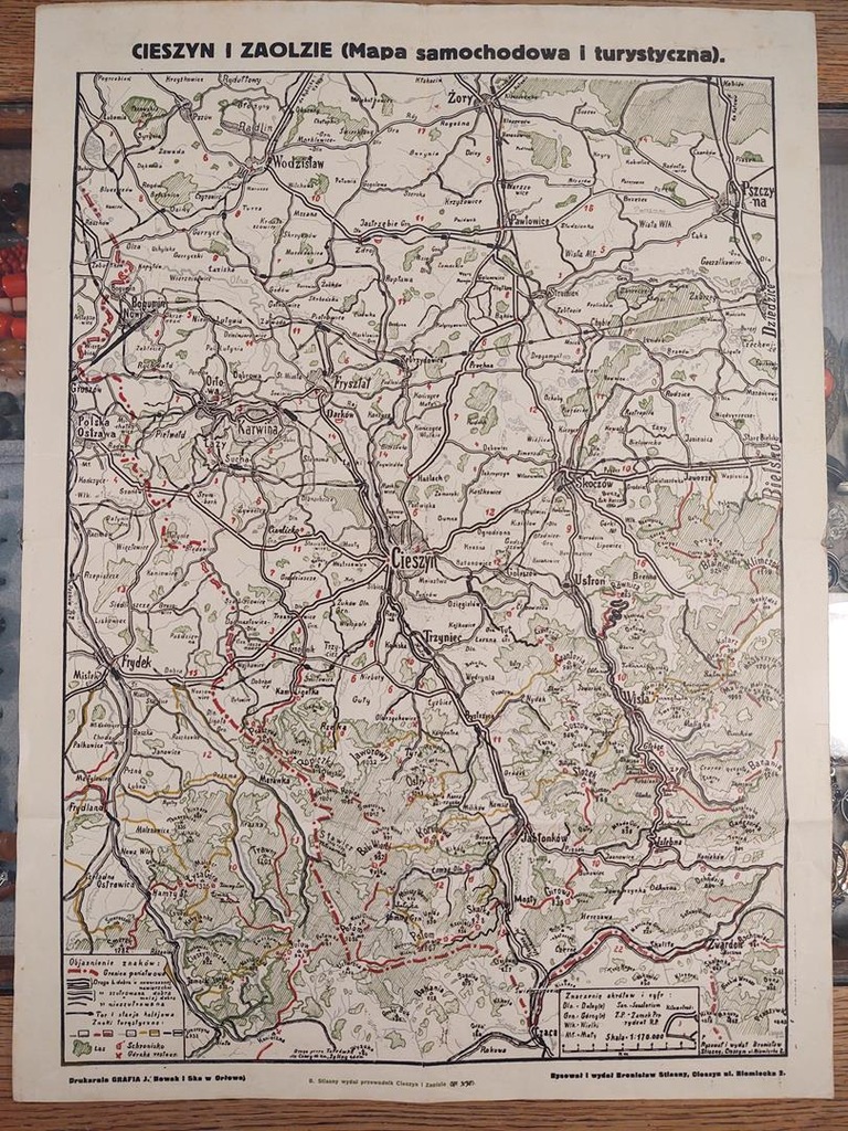 Mapa samochodowa i turystyczna – Cieszyn i Zaolzie - 12454896911 ...