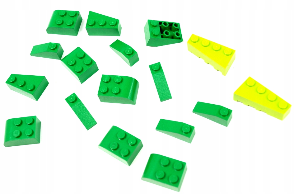 Купить LEGO Elements Blocks MIX Зеленый Slant Slants A128: отзывы, фото ...