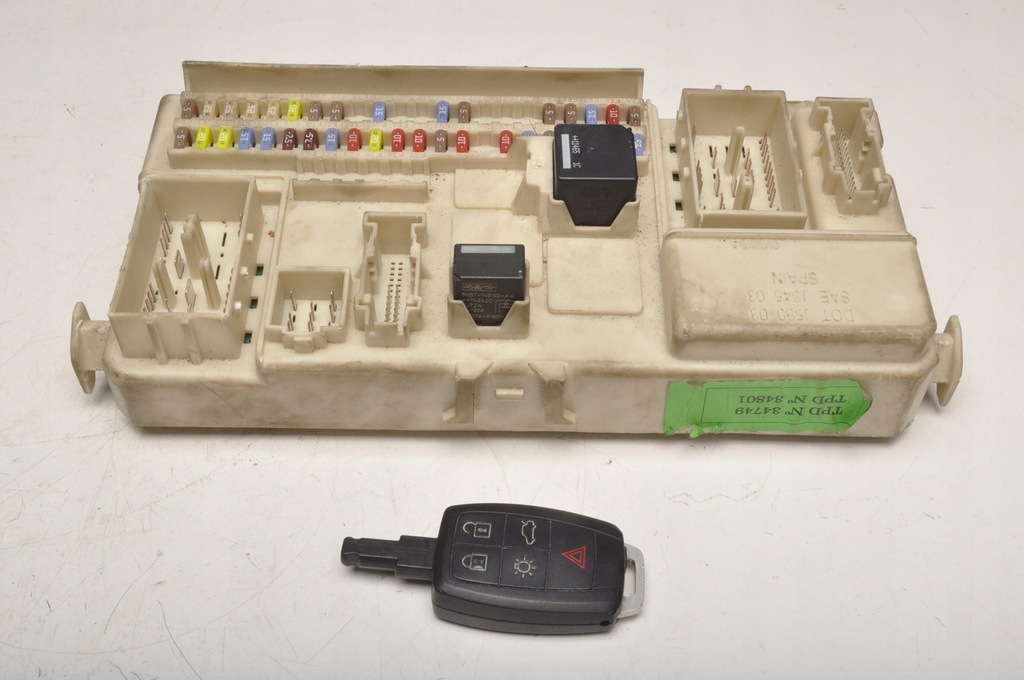 VOLVO C30 S40 C70 V50 SKRZYNKA MODUŁ BSI KLUCZYK 31327215 - 15202962270 - oficjalne archiwum Allegro