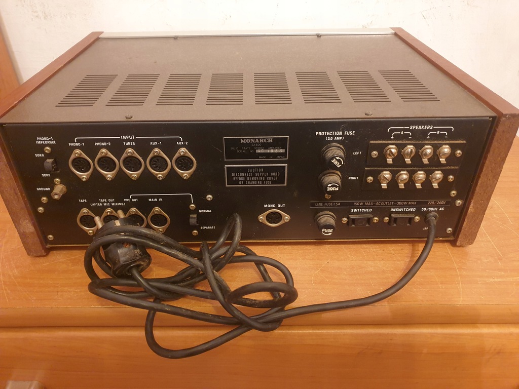 Wzmacniacz Monarch SA800 - 12666501552 - oficjalne archiwum Allegro