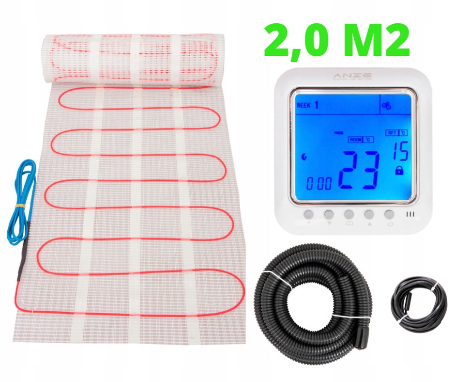 ELEKTRYCZNA MATA GRZEWCZA ATIV-150 2M2+REGULATOR - 11282020636 - oficjalne archiwum Allegro