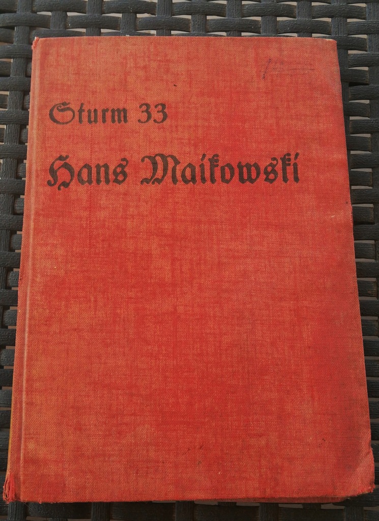 Książka STURM 33 Hans Maikowski rzadka - 8065935796 - oficjalne ...