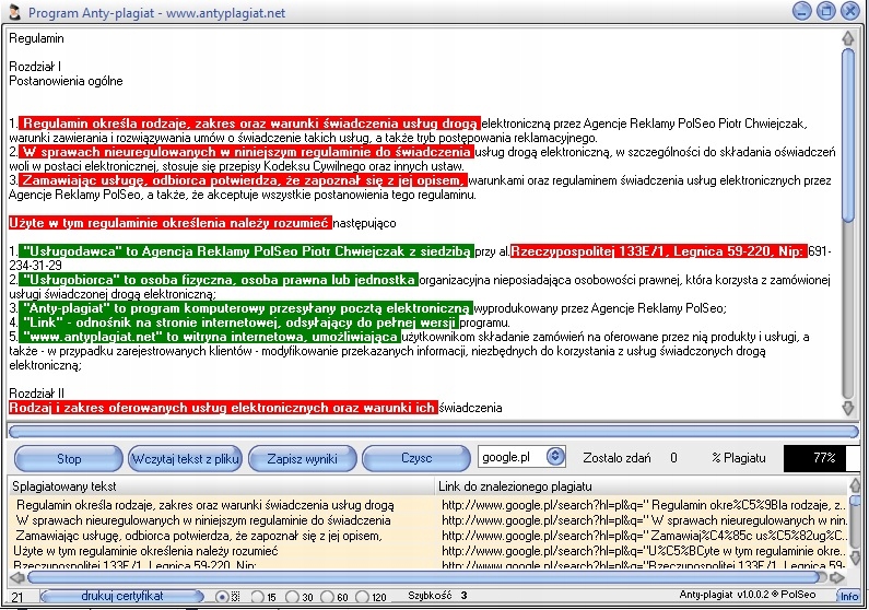 Program antyplagiatowy - antyplagiat 2022 - 11762311478 - oficjalne ...
