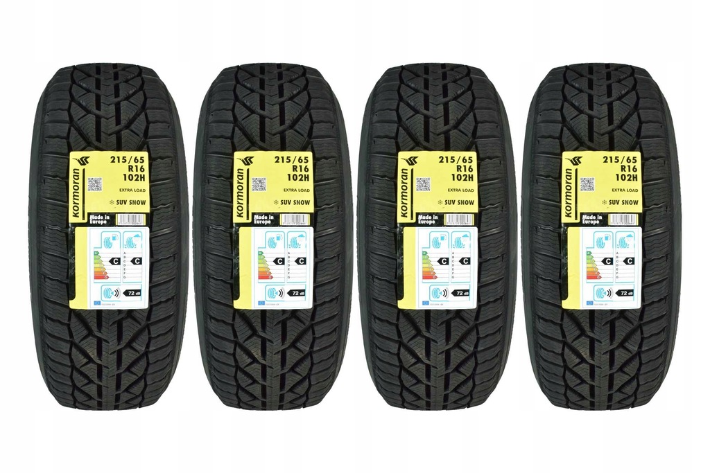 4 Opony zimowe 215/65R16 Kormoran SUV SNOW - 8496356003 - oficjalne archiwum Allegro