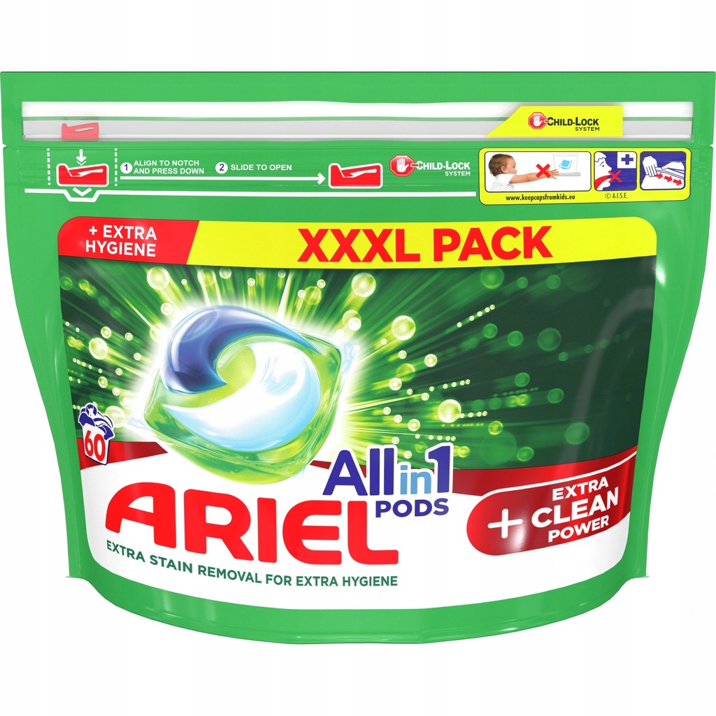 Kapsułki do prania ARIEL Extra Clean uniwersalne - 12466746321 ... Kapsułki do prania ARIEL Extra Clean uniwersalne - 12466746321 ...