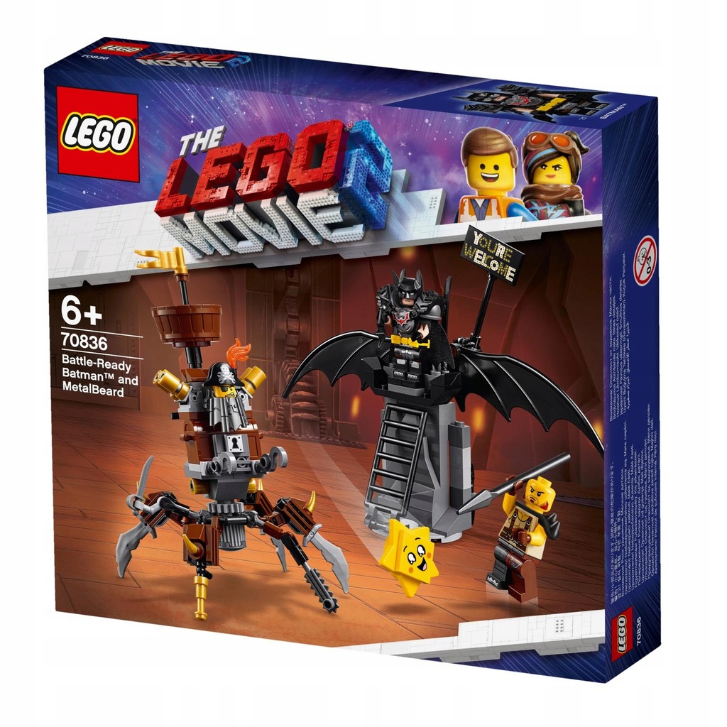 LEGO 70836 LEGO PRZYGODA 2 BATMAN I STALOWOBRODY - 7781077299 ...