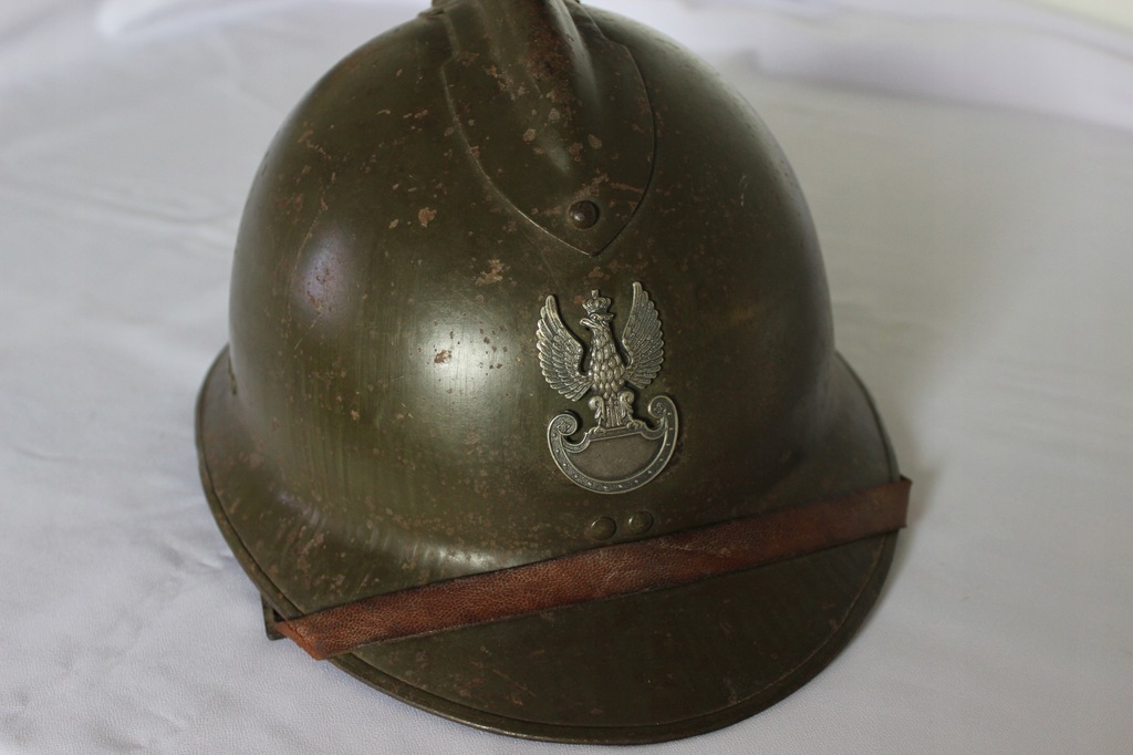 Francuski Hełm Adrian wz. 26 dla Wojska Polskiego - 14089504892 ...