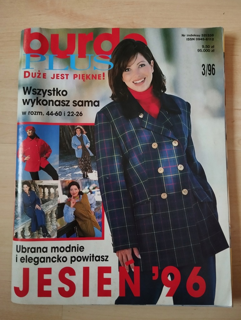 Burda duże jest piękne plus vintage 3/1996 szycie wykroje krawieckie - 15080922638 - oficjalne ...