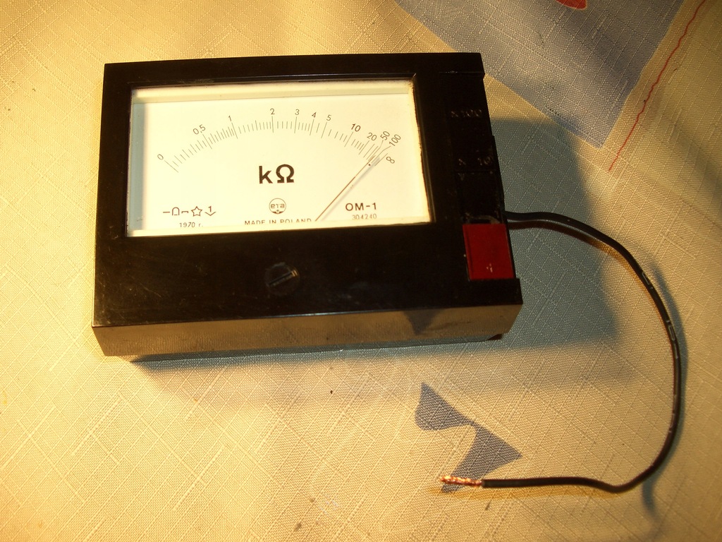 Miernik OM-1 omomierz analogowy - 12957533538 - oficjalne archiwum Allegro