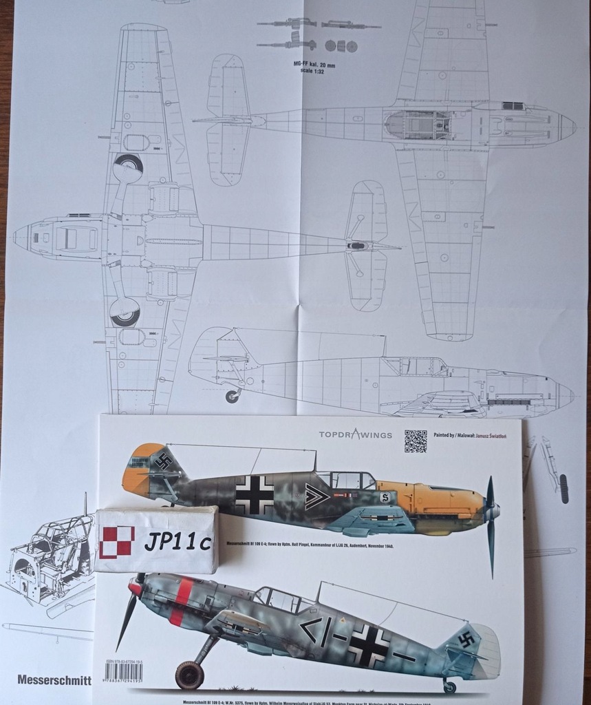 Messerschmitt Bf 109 E - Kagero Topdrawings - 12845058721 - oficjalne archiwum Allegro