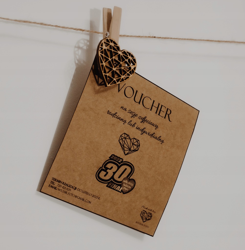 Voucher - sesja zdjęciowa Małgorzata Tosik - 11758015841 - oficjalne archiwum Allegro