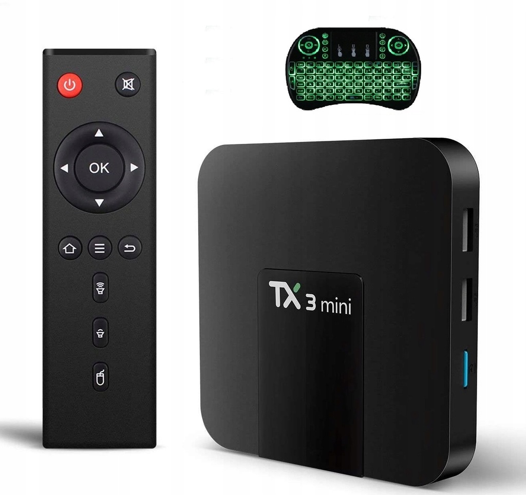 Smart TV BOX TX3 1 16 GB dekoder 4K Android 8.1 - 12811617662 ...