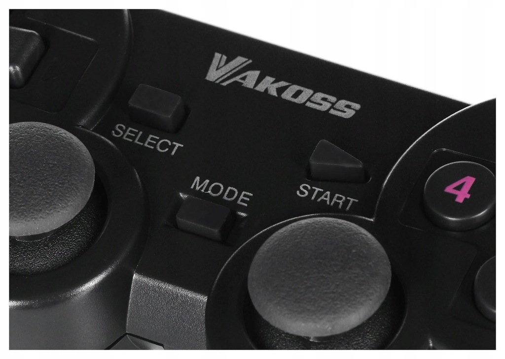 VAKOSS GAMEPAD BEZPRZEWODOWY USB Z FUNKCJĄ DUAL SHOCK, PC/PS3, TRYB ...