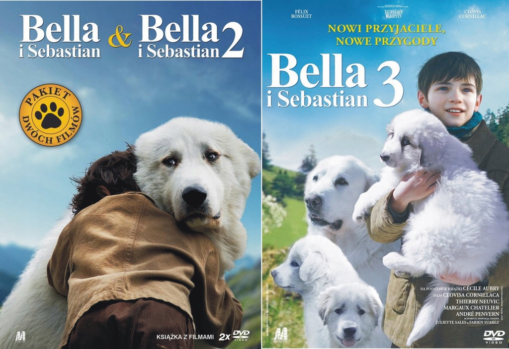 Film Bella i Sebastian 2 (booklet DVD) płyta DVD - 13156316458 ...