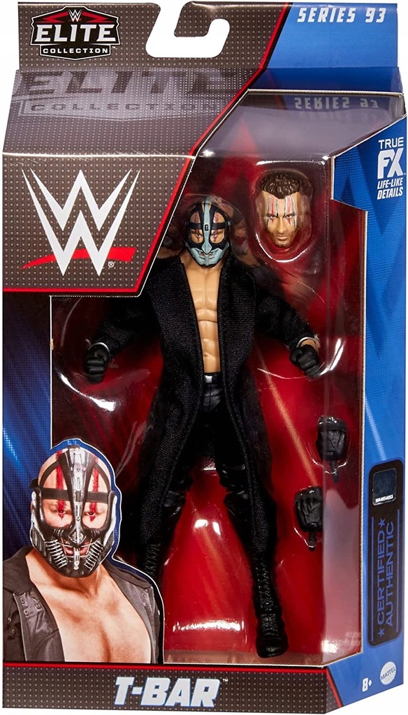 WWE T-BAR ELITE SERIES #93 FIGURKA WRESTLING - 12350443636 - oficjalne ...