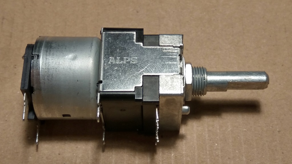 Potencjometr 2x100k B RK168 z silnikiem Alps - 12952012813 - oficjalne ...