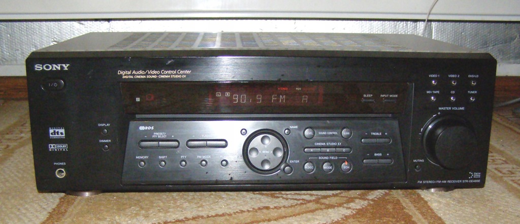Amplituner SONY STR-DE485 RDS DTS stereo i kino - 12634326319 ...