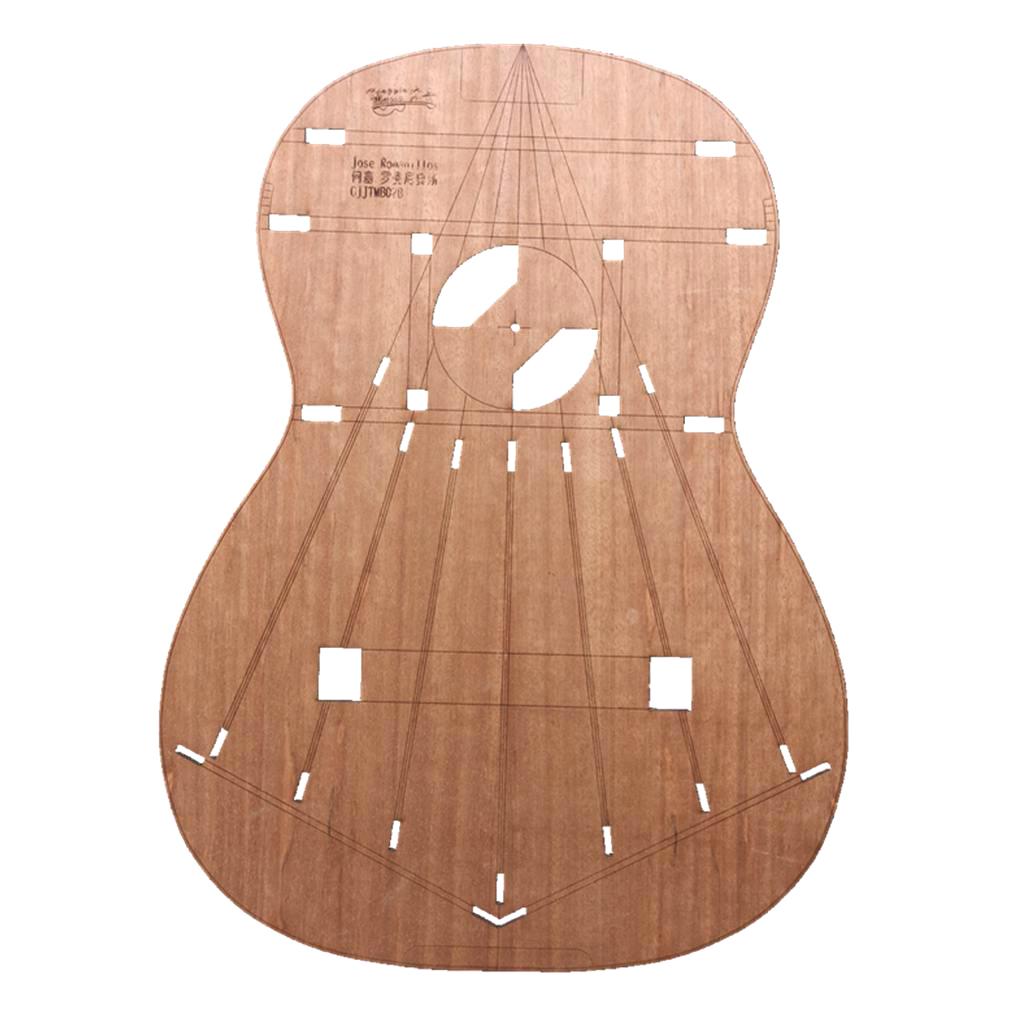 DIY Guitar Body Layout Template Szablony budowlane - 12575468986 ...