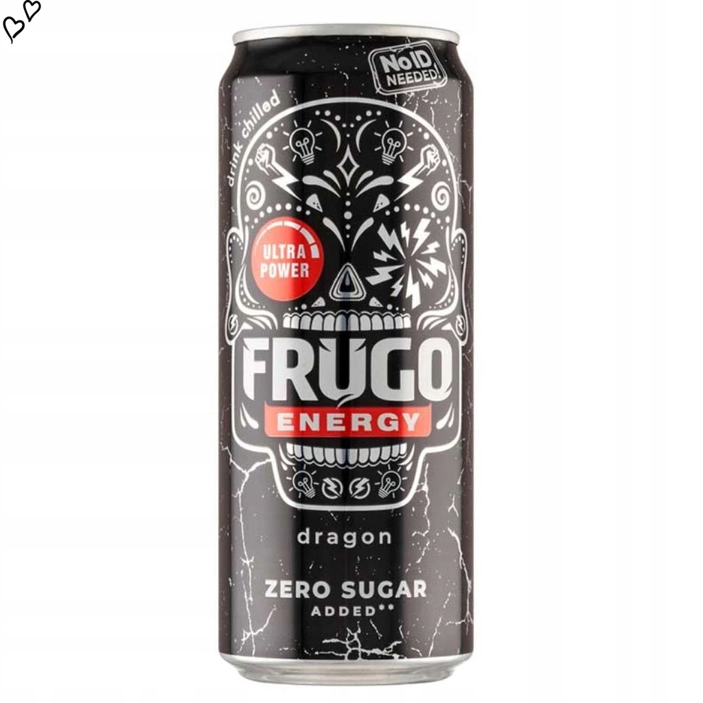 Frugo Energy Dragon napój gazowany o smaku pitahaya - chili 500ml ...