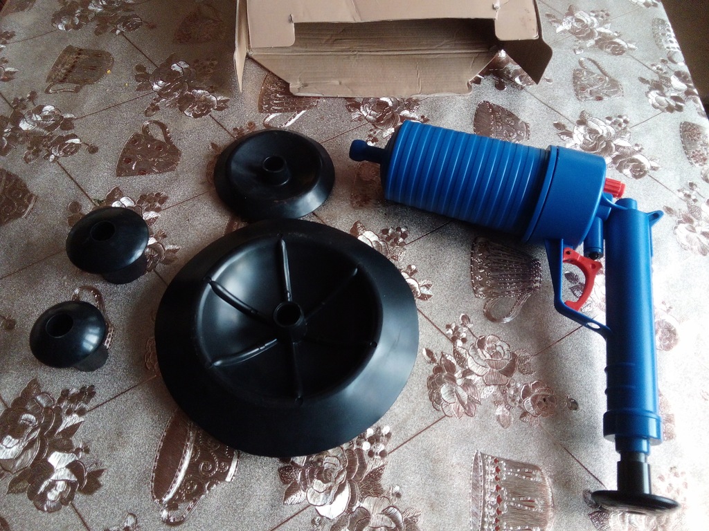 Pistolet Przepychacz Udrażniacz Ciśnieniowy do Rur - 10951635827 ...