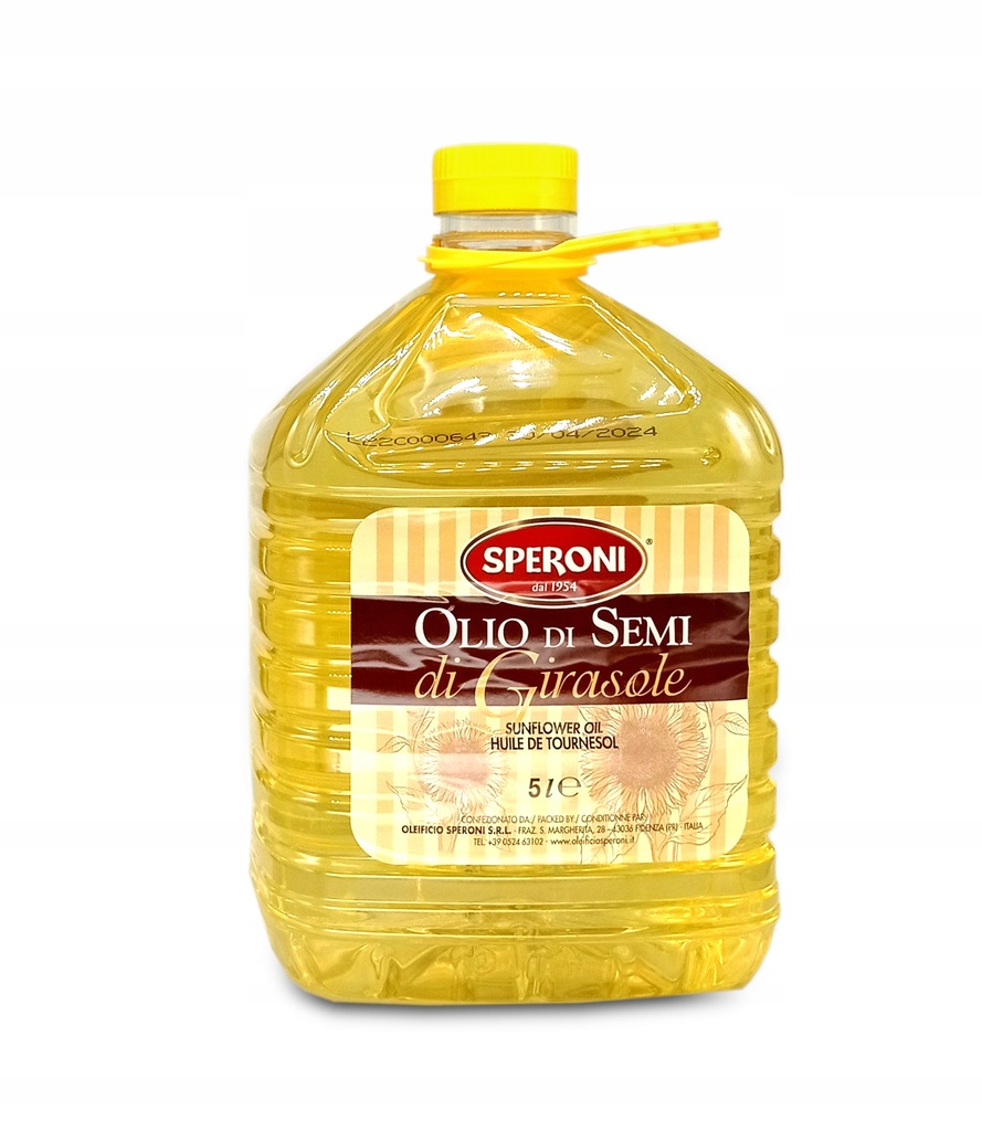 Speroni Olej słonecznikowy 5L Włoski - 13209726043 - oficjalne archiwum ...