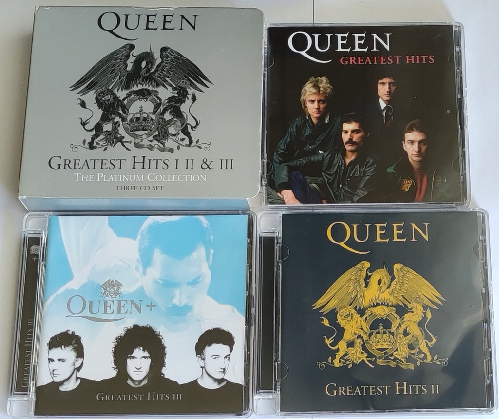 BOX 3 CD Queen Greatest Hits I II III Platinum - 11271582519 ...