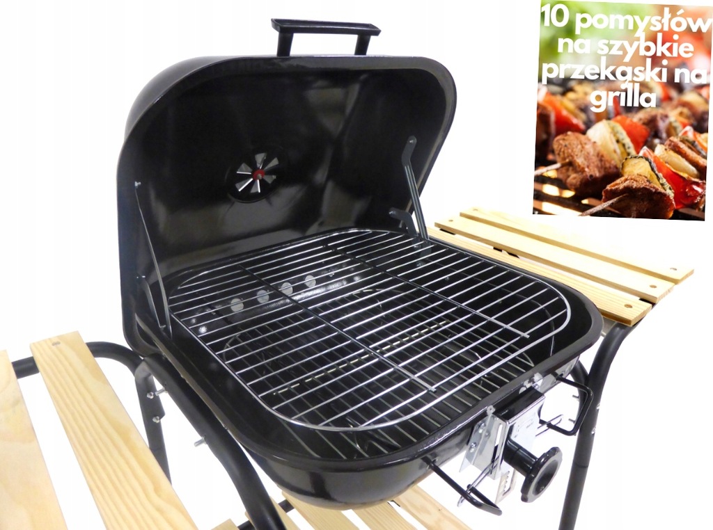 SUPER GRILL WĘGLOWY PRZENOŚNY GRIL OGRODOWY OKAZJA - 12285971232 ...