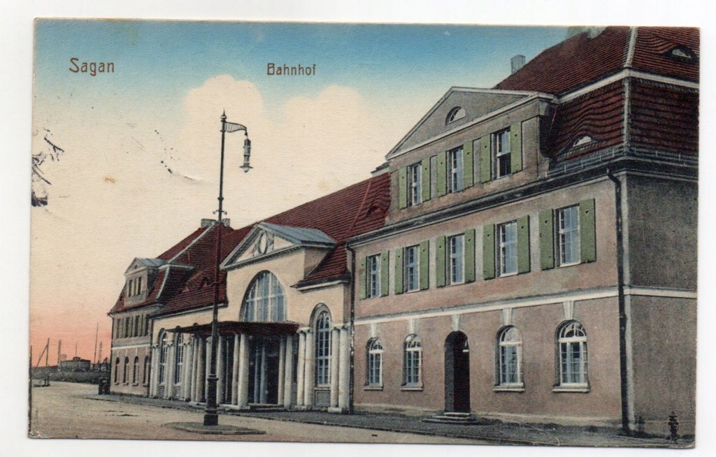 ŻAGAŃ SAGAN BAHNHOF - 12510907144 - oficjalne archiwum Allegro