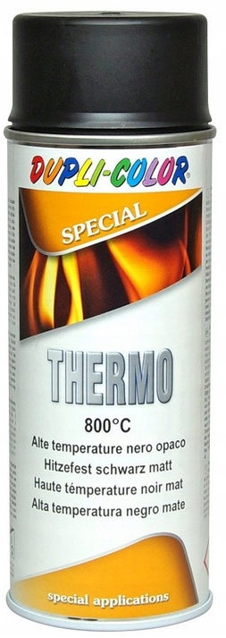 MOTIP Dupli Color LAKIER ŻAROODPORNY Czarny 800C - 12091317775 ...