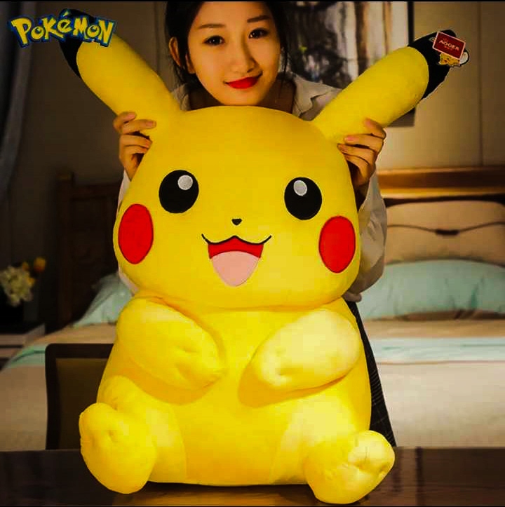 MASKOTKA PIKACHU PIKACZU PLUSZOWY PLUSZOWA MEGA DUŻY 80CM POKEMON ...