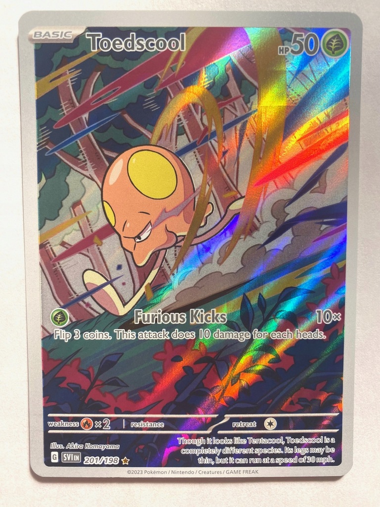 Scarlet & Violet Ultra Rare 201/198 Toedscool - 13500425902 - oficjalne ...