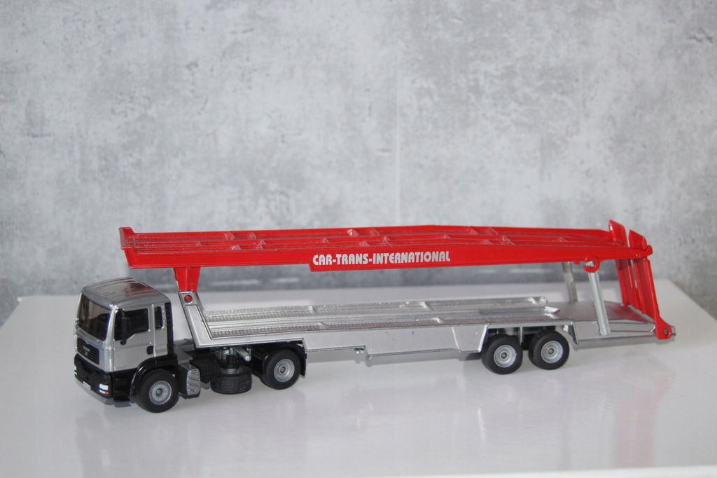 SIKU MAN AUTO TRANSPORTER LAWETA LORA 1/50 - 15115446556 - oficjalne ...