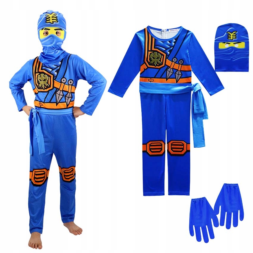 STRÓJ KOSTIUMY NINJA KARTY LEGO NINJAGO - 12305705444 - oficjalne ...