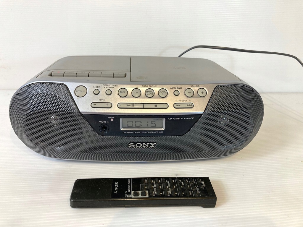 Magnetofon kasetowy Sony CFD-S05 srebrny - 14961595901 - oficjalne ...